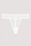 3 Pack Lace Thong White Na Kd