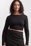 Back Detailed Strap Top Black | NA-KD