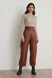 Mesh Glittery Top Beige | NA-KD