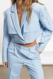 Cropped Detail Blazer Blue | NA-KD