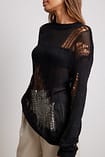 Knitted Distressed Sweater Black | NA-KD