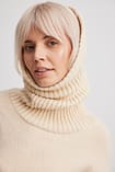 Knitted Turtle Neck Sweater Beige | NA-KD