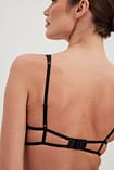 Delicate Lace Wire Bra Black Na Kd