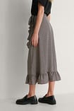 Frill Overlap Skirt Multicolor Na Kd