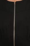Front Zipper Midi Dress Black | NA-KD