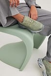 Mixed Upper Detailed Trainers Green | NA-KD