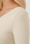 One Shoulder Body Beige | NA-KD