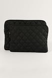 Quilted Laptop Case Black | NA-KD