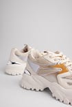 Reflective Mesh Trainers White | NA-KD