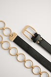 Ring Chain Belt Black | NA-KD
