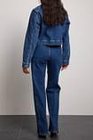 Seam Detail Denim Blue | NA-KD