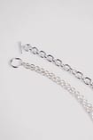 Silver Plated Split Chain Necklace Silver | NA-KD