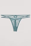 Strappy Detailed Lace Panty Green Na Kd