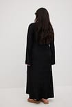 Structured Maxi Dress Black | NA-KD