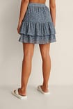 Structured Mini Skirt Flower | NA-KD