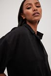 Structured Short Sleeve Shirt Black | NA-KD