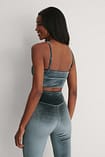 Velvet Top Grey | NA-KD
