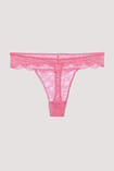 Wide Lace Strap Panty Pink Na Kd