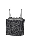 Thin Strap Lace Singlet Black Na Kd