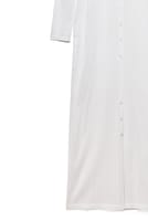 Cárdigan maxi de punto con botones Blanco | NA-KD