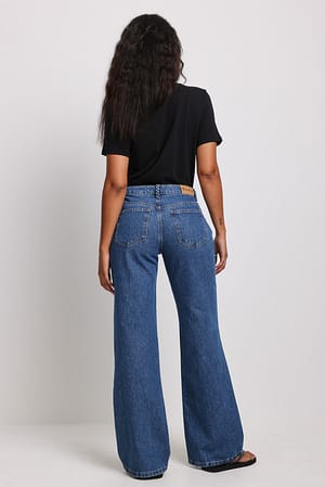 Belt Loop Detailed Denim Blue | NA-KD