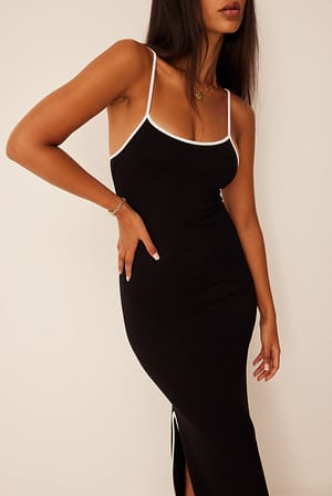 Bodycon Maxi Dress Black | NA-KD
