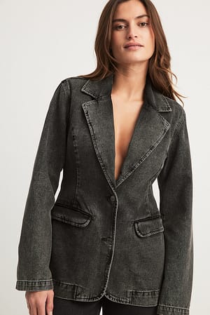 Denim Blazer Blue | NA-KD