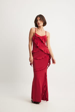 Frill Top Red | NA-KD
