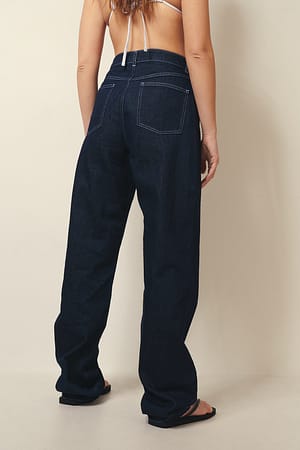 Long Leg Denim Blue | NA-KD