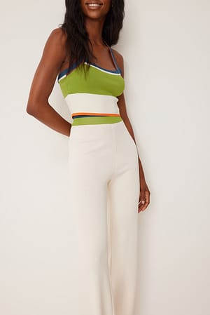 Knitted Multi Colour Top Multicolor | NA-KD