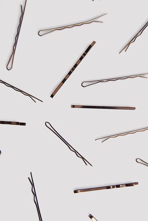 Multipack Hair Pins Brown | NA-KD