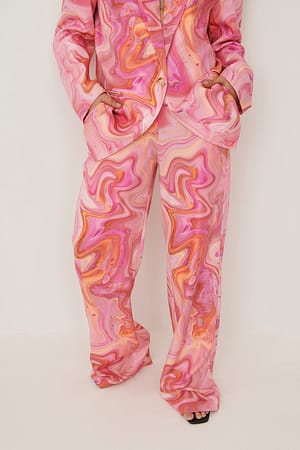 High Waisted Pants Multicolor | NA-KD