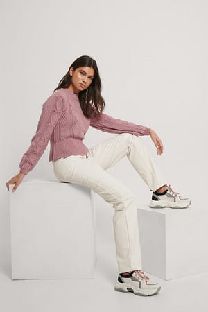Spiky Profile Chunky Trainers Multicolor | NA-KD