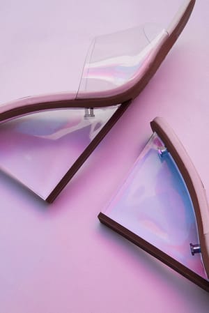 Transparent Wedge Heels White | NA-KD