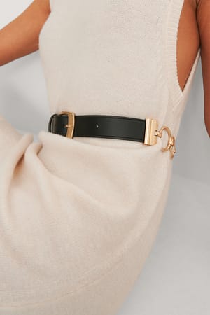 Ring Chain Belt Black | NA-KD