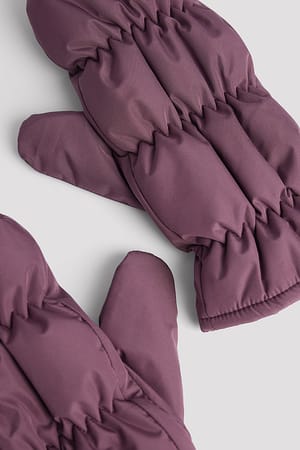 Padded Mittens Purple | NA-KD