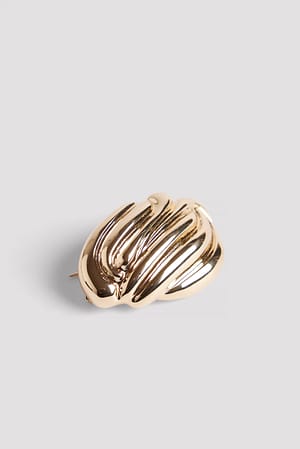Small Brooch Gold | NA-KD