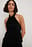 Halterneck Pleated Top Black | NA-KD