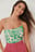 Asymmetric Spaghetti Strap Top Green | NA-KD
