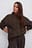 Strickpullover mit Zopfmuster Braun | NA-KD