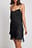 Fringe Detail Mini Dress Black | NA-KD