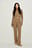 Front Slit Ribbed Knitted Sweater Brown | NA-KD