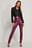 Side Slit Vinyl Pants Red | NA-KD