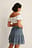 Structured Mini Skirt Flower | NA-KD