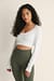 Open Back Cross Detail Top Offwhite | NA-KD