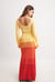 Deep Back Knitted Maxi Dress Multicolor | NA-KD