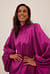 Deep Back Satin Maxi Dress Pink | NA-KD