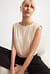 Draped Jersey Top Beige | NA-KD