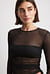 Mesh-Top Schwarz | NA-KD