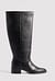 Knee High Rounded Toe Boots Black | NA-KD